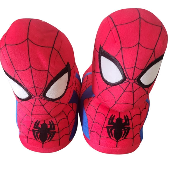 Marvel | Shoes | Marvel Red And Blue Spiderman House Shoes | Poshmark